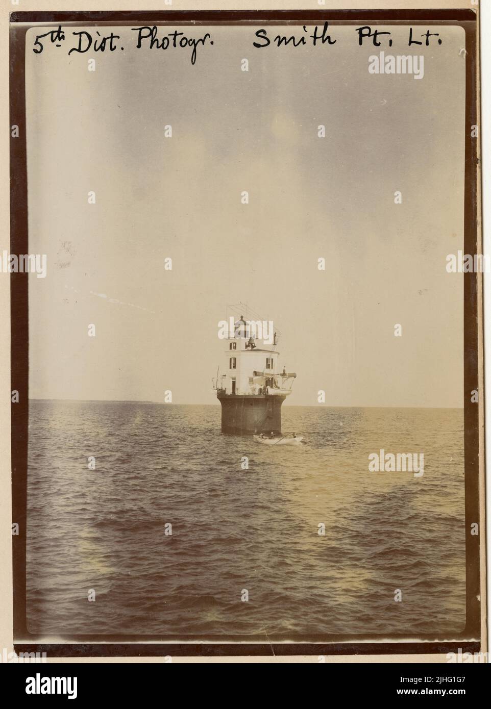 Virginia - Smith Point. Smith Point Light Station, Virginia Stock Photo ...