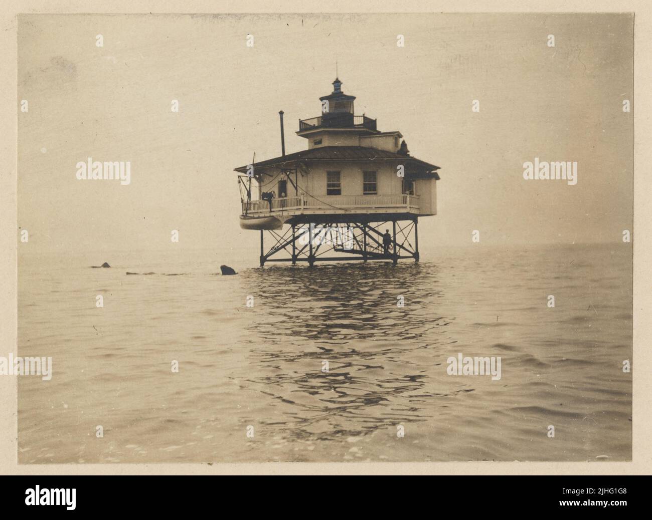 Virginia - Stingray Point. Stingray Point Light Station, Virginia Stock ...