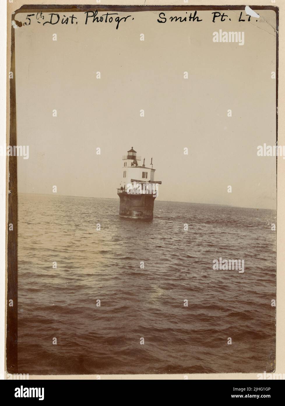 Virginia - Smith Point. Smith Point Light Station, Virginia Stock Photo ...