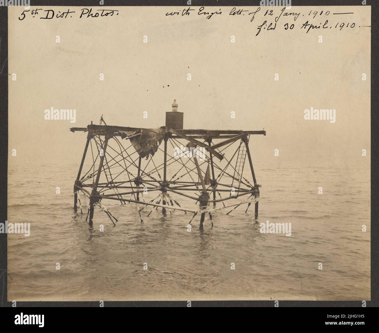 Virginia - Thimble Shoal. Thimble Shoal Light Station, Virginia. View ...
