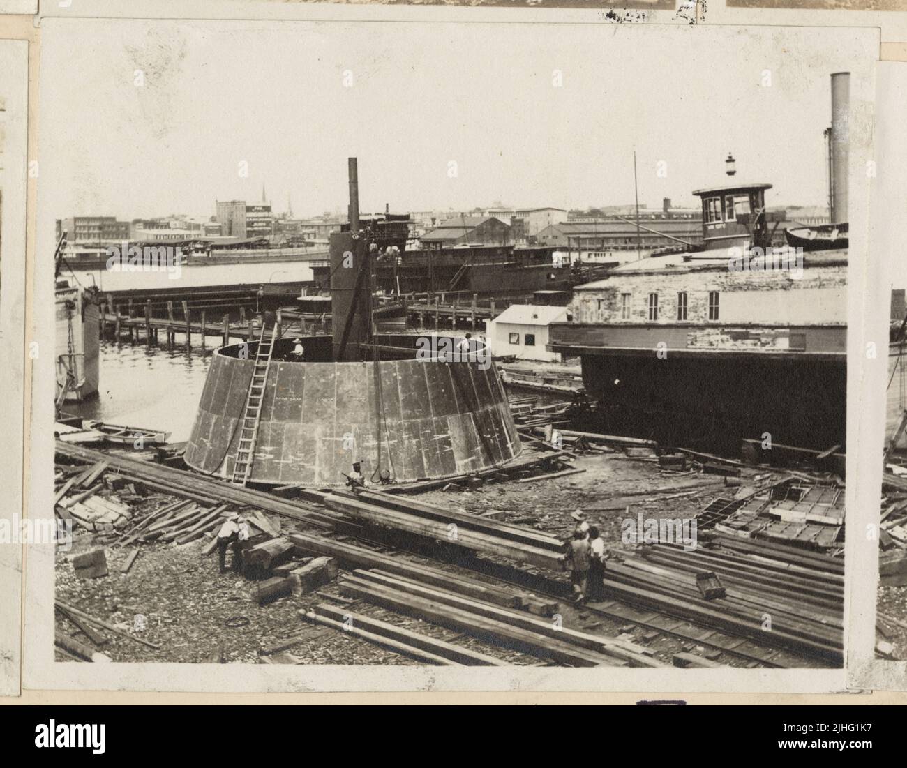Virginia - Thimble Shoal. Thimble Shoal Light Station, Virginia Stock ...