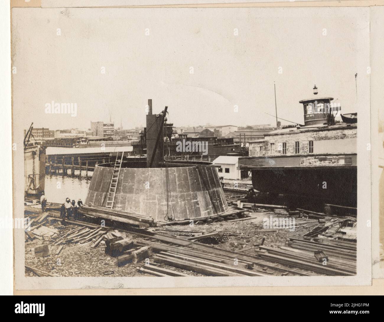 Virginia - Thimble Shoal. Thimble Shoal Light Station, Virginia Stock ...