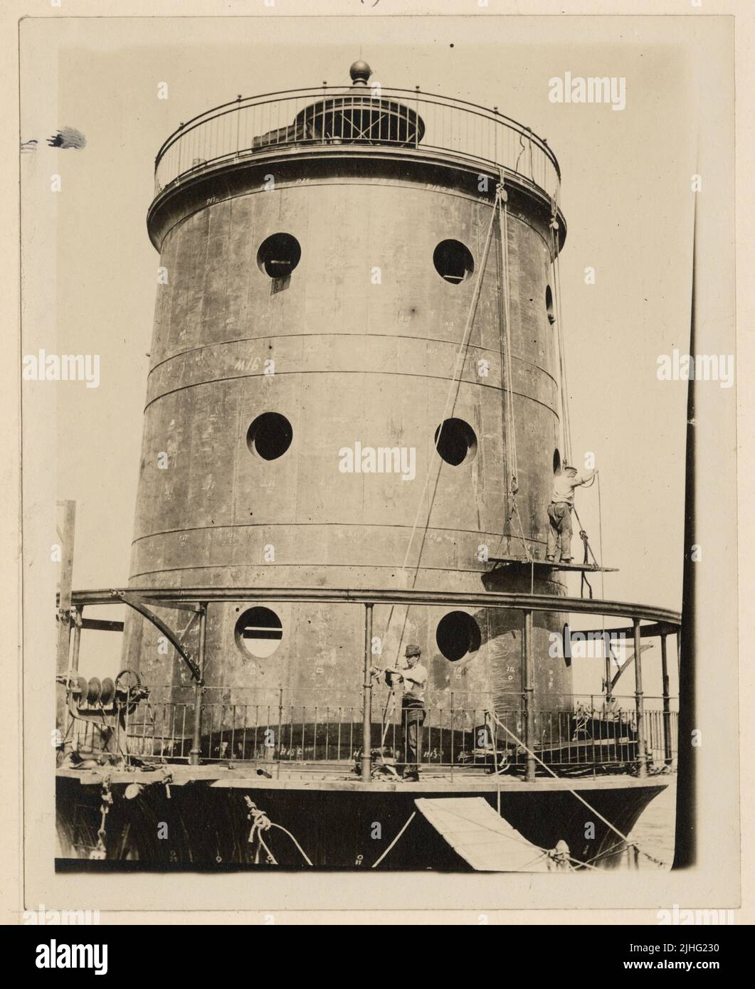 Virginia - Thimble Shoal. Thimble Shoal Light Station, Virginia. From ...
