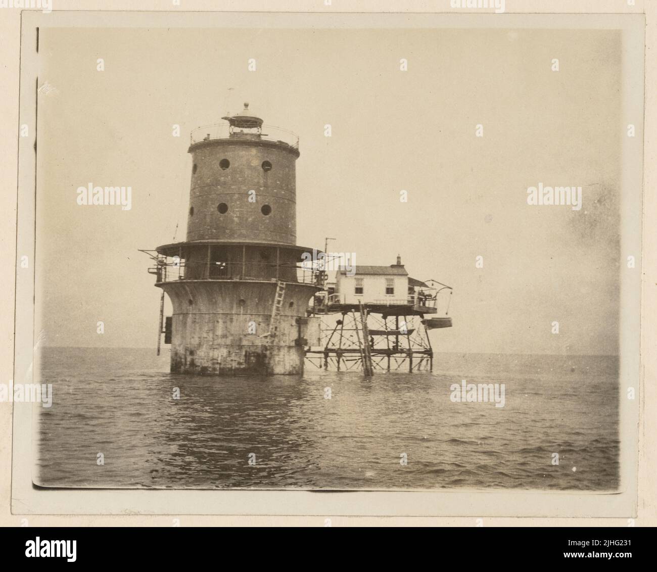 Virginia - Thimble Shoal. Thimble Shoal Light Station, Virginia. From ...