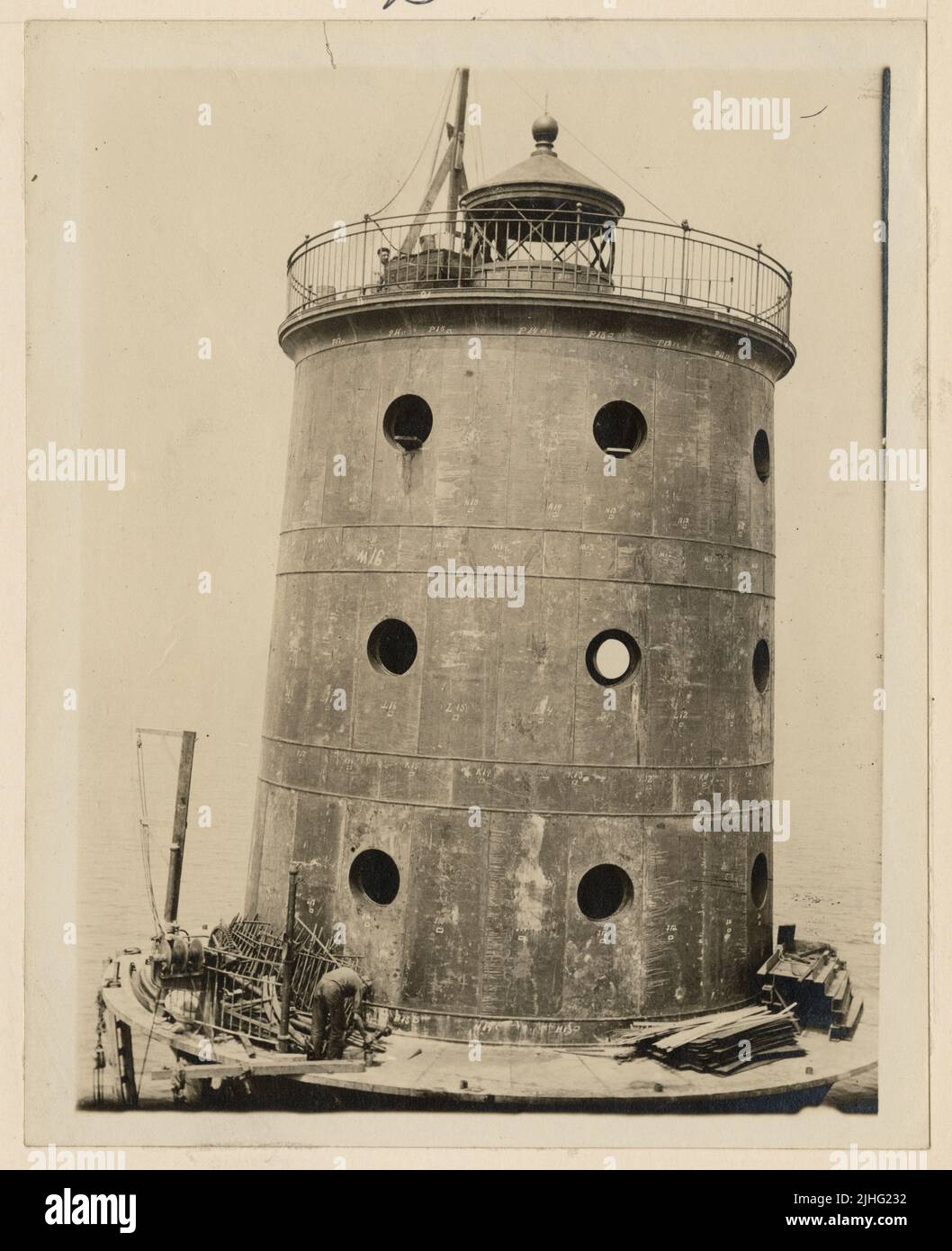 Virginia - Thimble Shoal. Thimble Shoal Light Station, Virginia. From ...