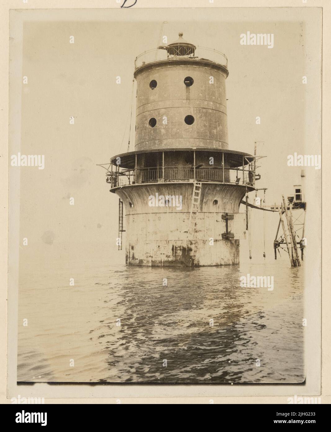 Virginia - Thimble Shoal. Thimble Shoal Light Station, Virginia. From ...