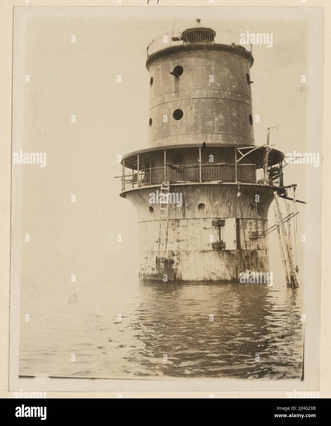 Virginia - Thimble Shoal. Thimble Shoal Light Station, Virginia. From ...