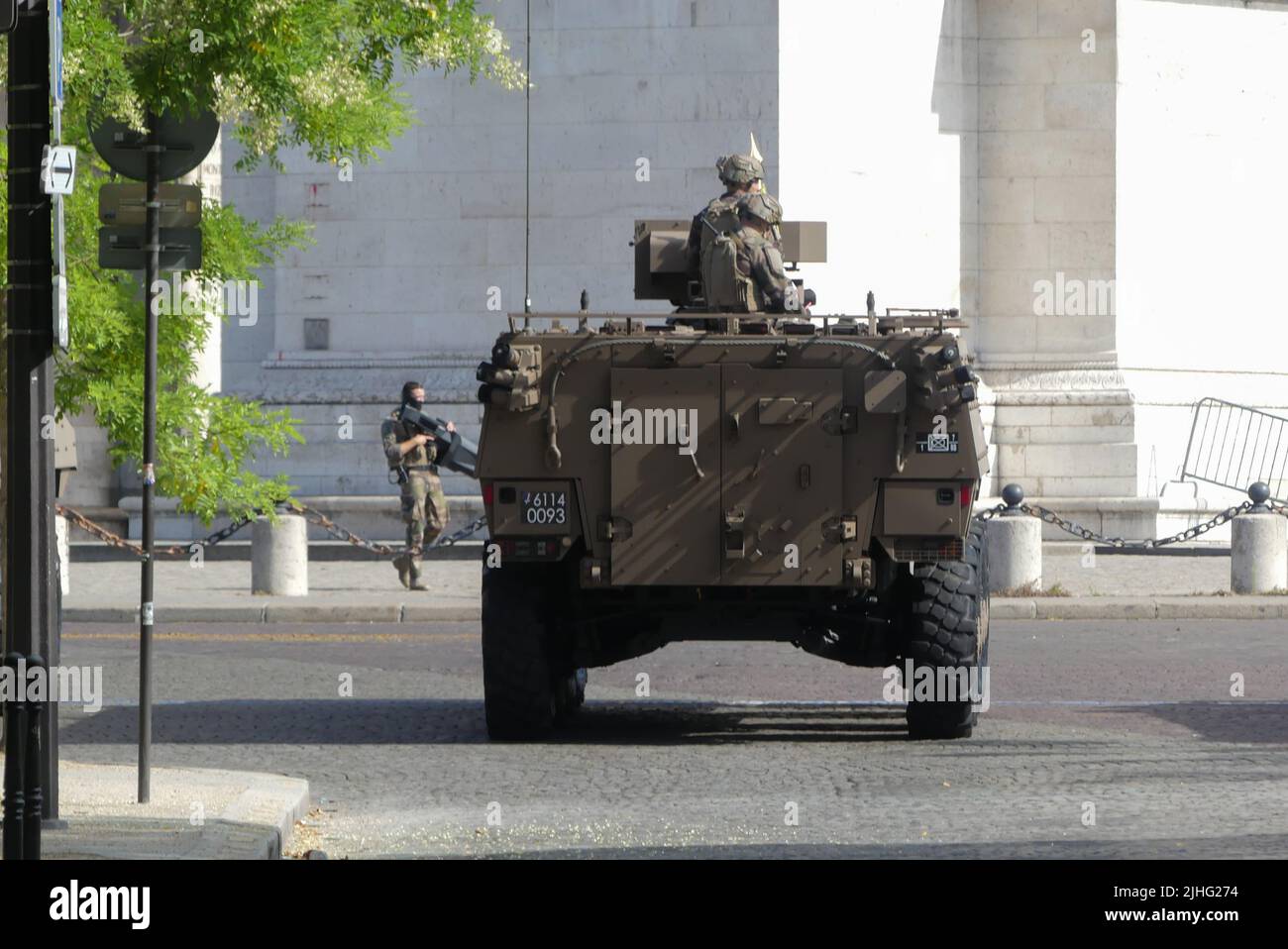 Paris, France. July, 14. 2022. French Army in parade on 14 July ...