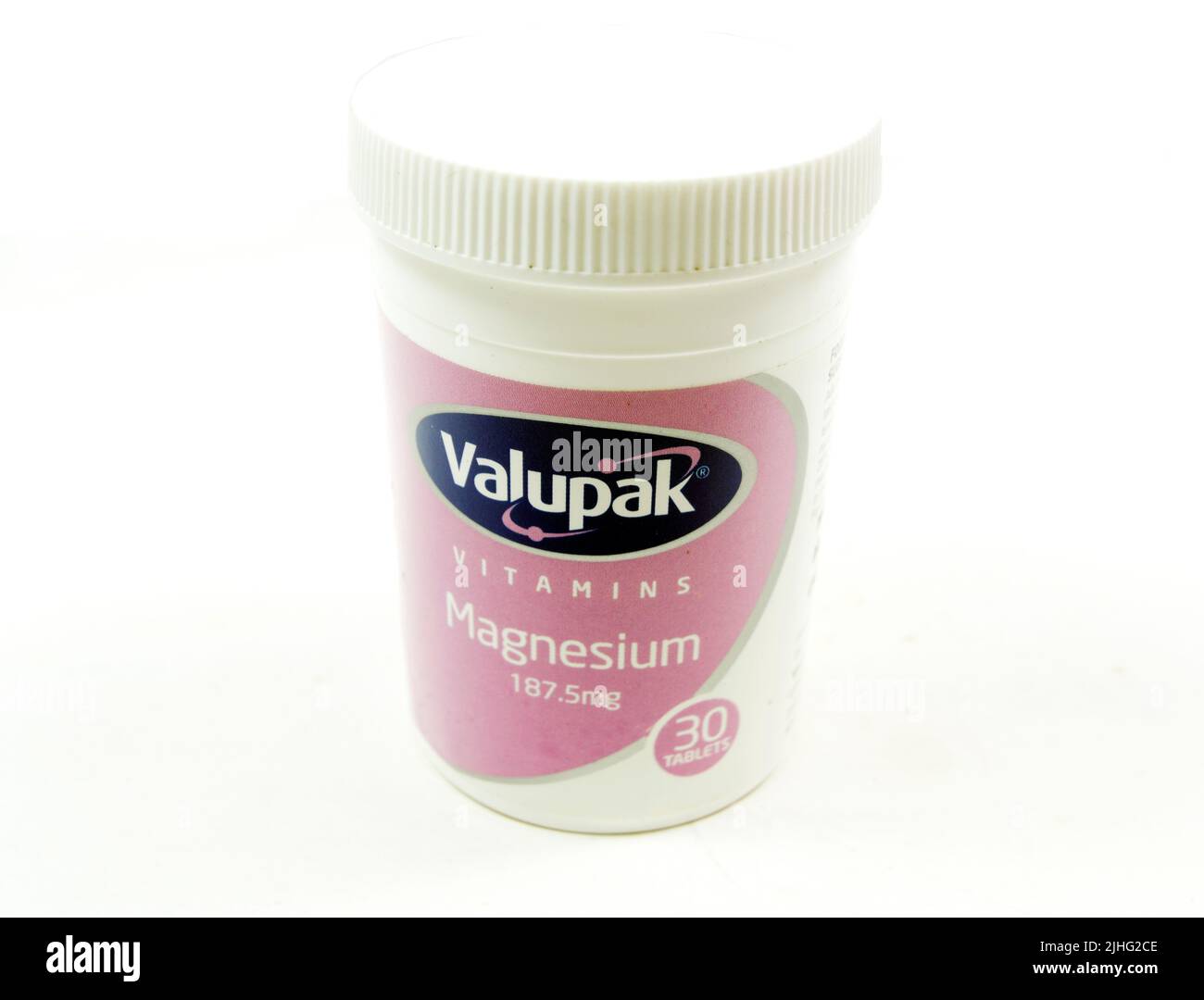 Pack of Magnesium tablets Stock Photo - Alamy