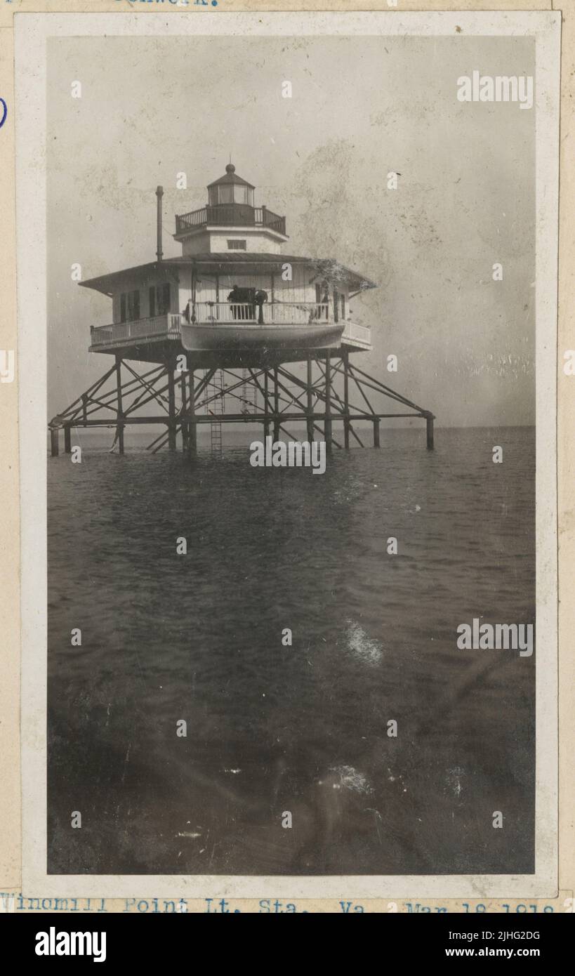 Virginia - Windmill Point. Windmill Point Light Station, Virginia ...