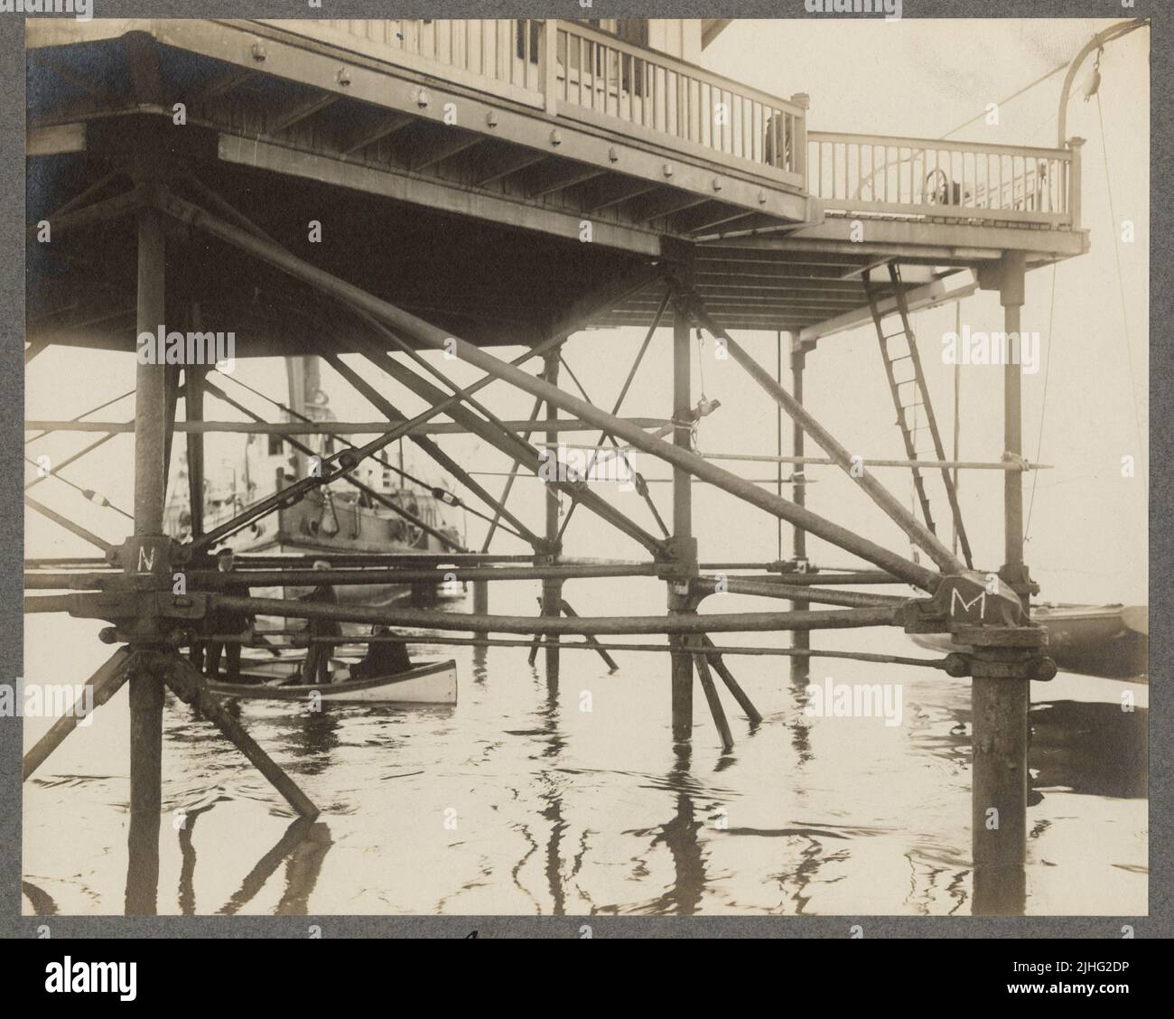 Virginia - Windmill Point. Windmill Point Light Station, Virginia Stock ...