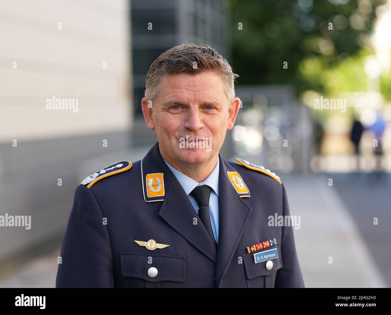 Berlin, Germany. 18th July, 2022. Colonel Ralf Hartmann, Commander and ...