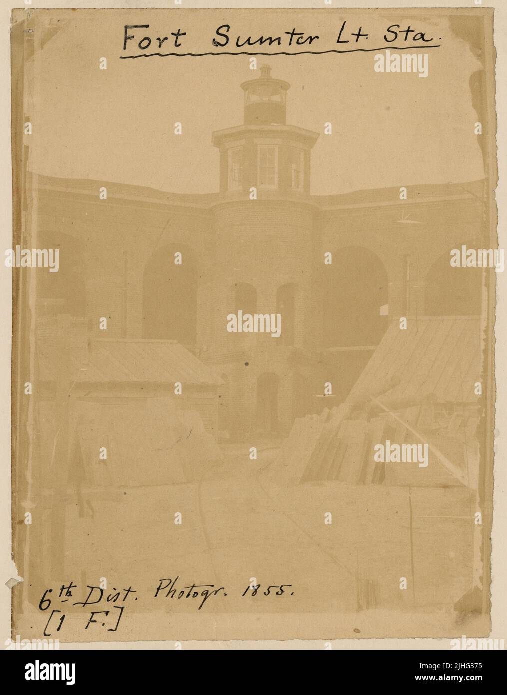 South Carolina - Fort Sumter. Fort Sumter Light Station, South Carolina ...