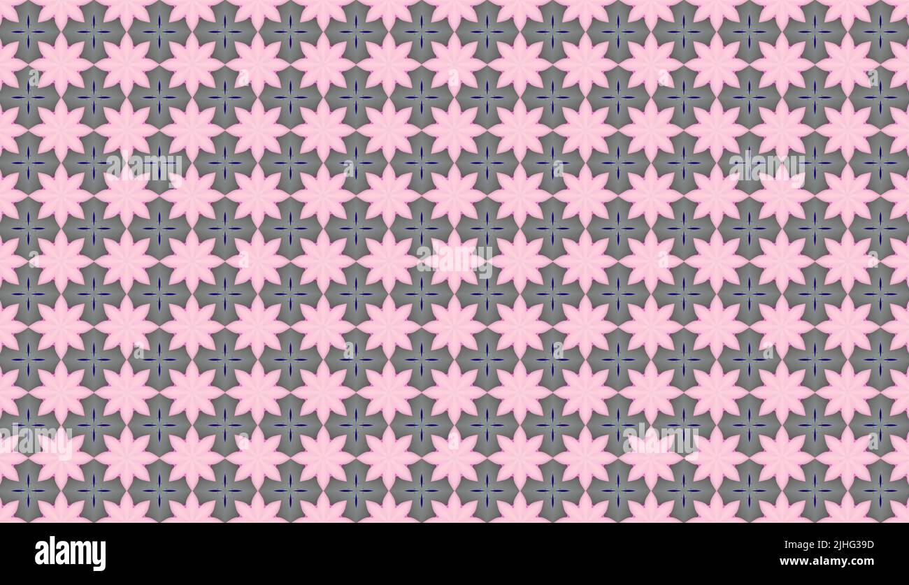 Symmetrical flower pattern hi-res stock photography and images - Alamy