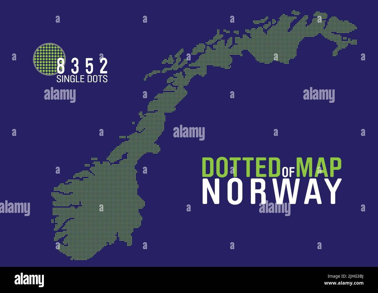 a dotted map of norway Stock Vector Image & Art - Alamy