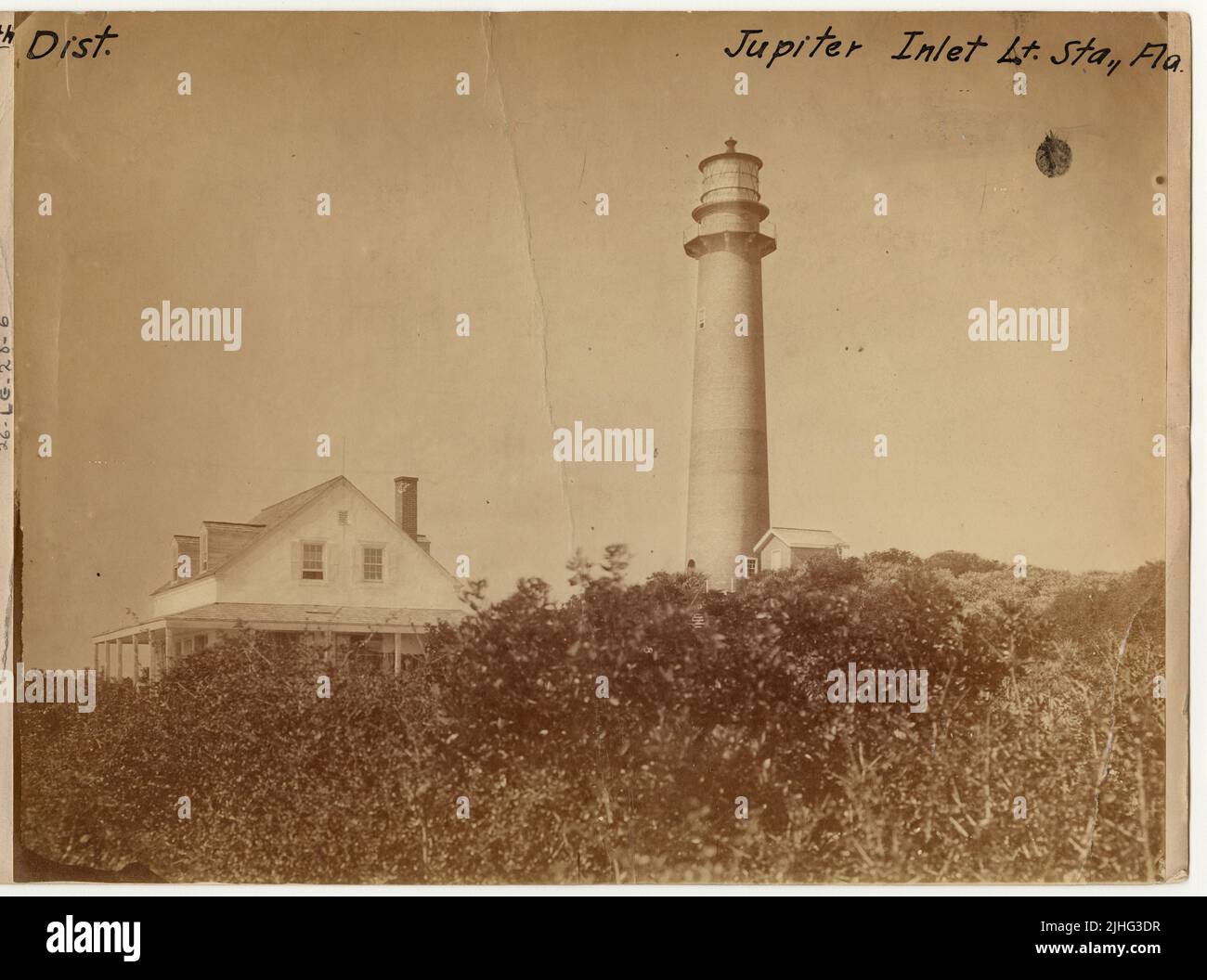 Florida - Jupiter Inlet. Jupiter Inlet Light Station, Florida Stock ...