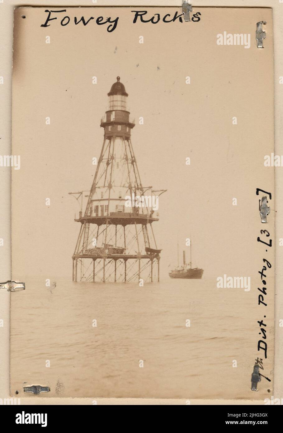 Fowey rocks lighthouse hi-res stock photography and images - Alamy