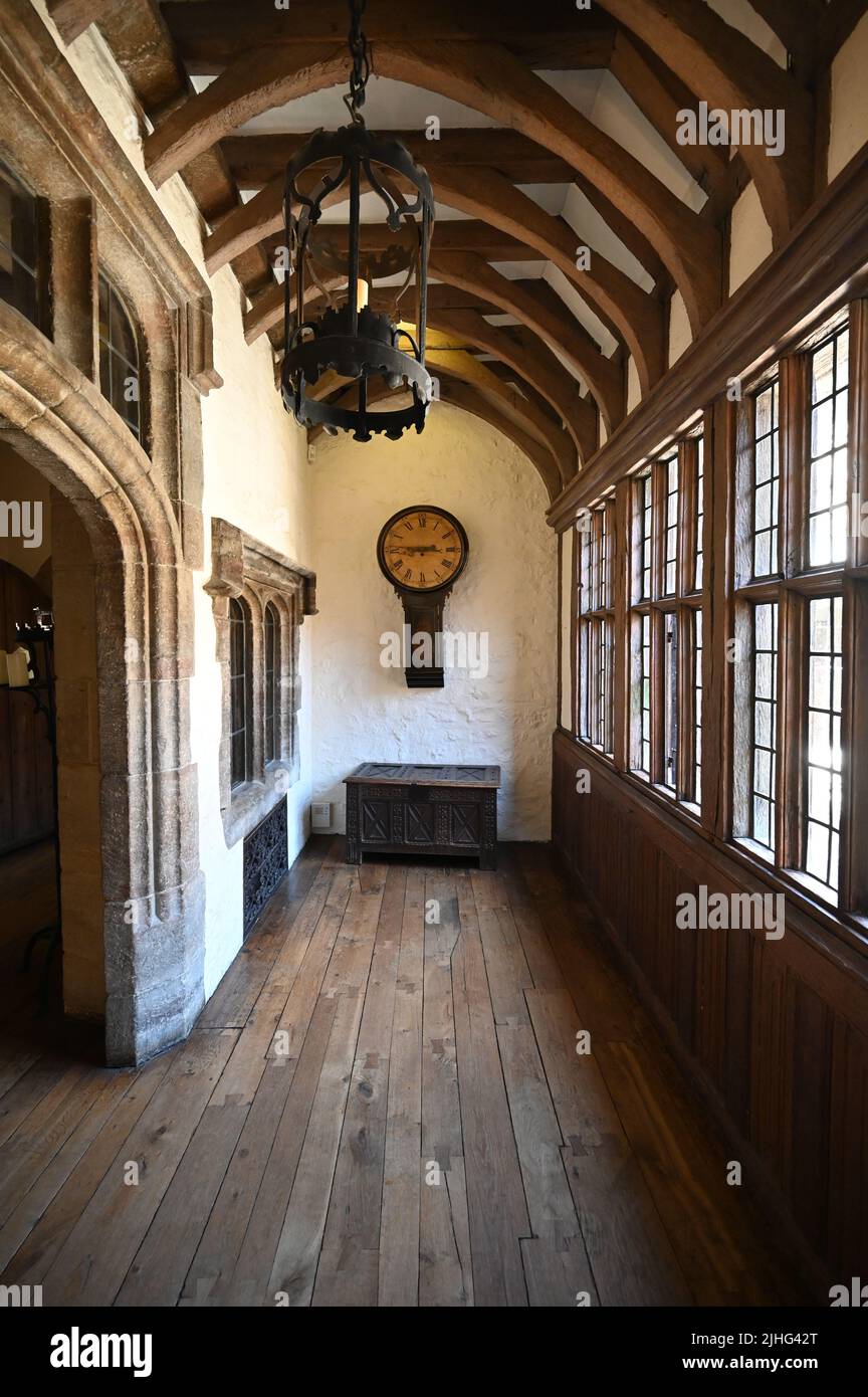 A hallway at Leeds Castle Stock Photo - Alamy