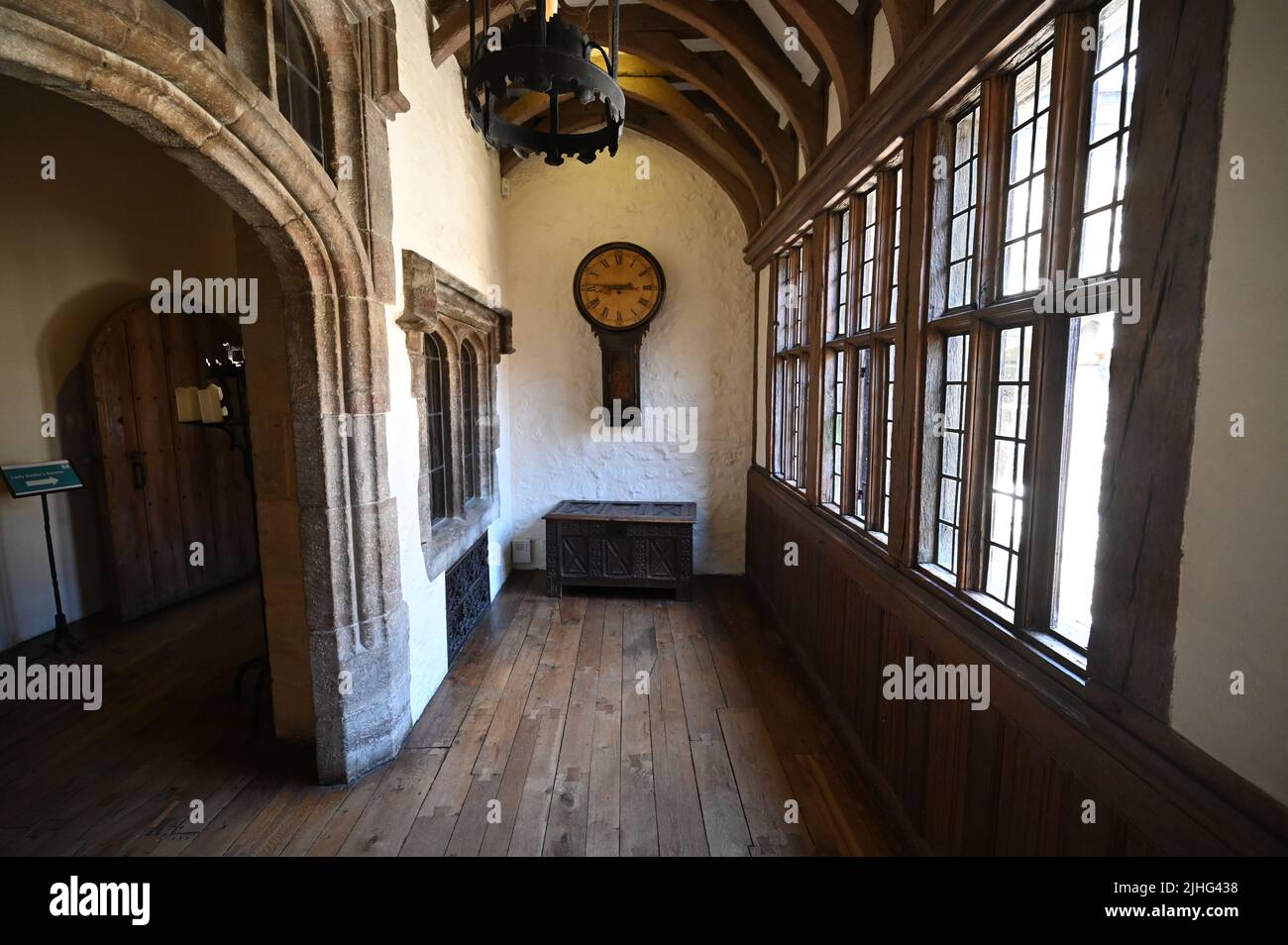 A hallway at Leeds Castle Stock Photo - Alamy