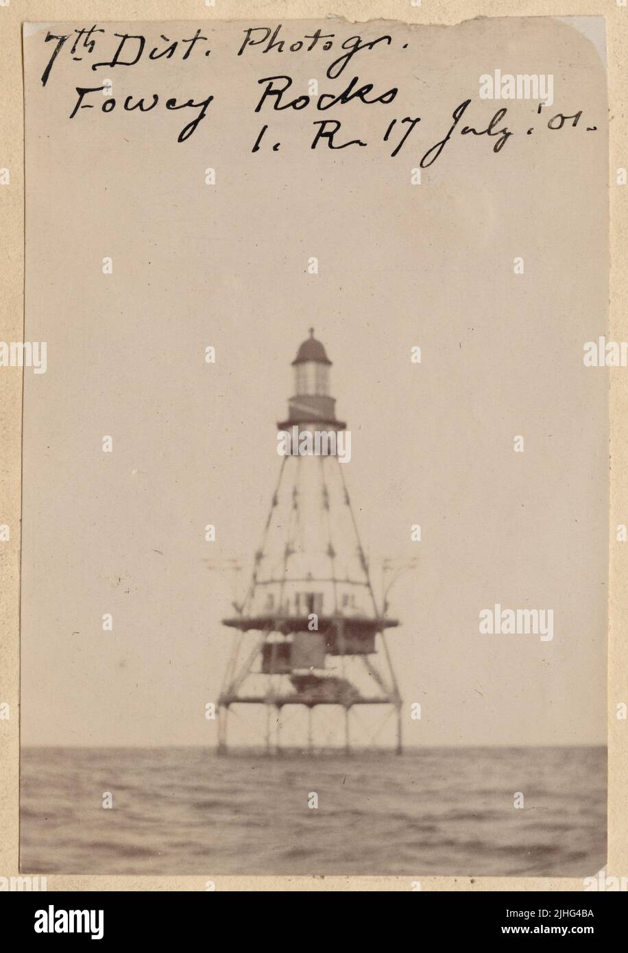 Florida - Fowey Rocks. Fowey Rocks Lights Station, Florida Stock Photo ...