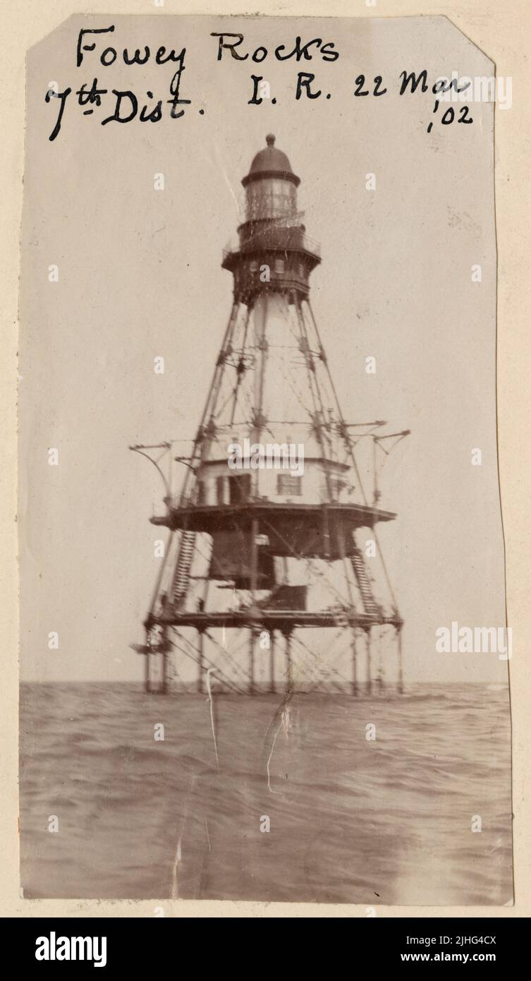 Florida - Fowey Rocks. Fowey Rocks Lights Station, Florida Stock Photo ...