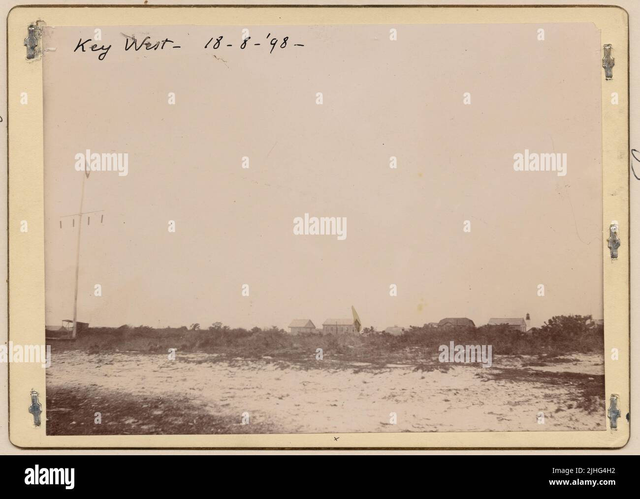 Florida - Key West. Key West Light Station, Florida. Signal pole and ...