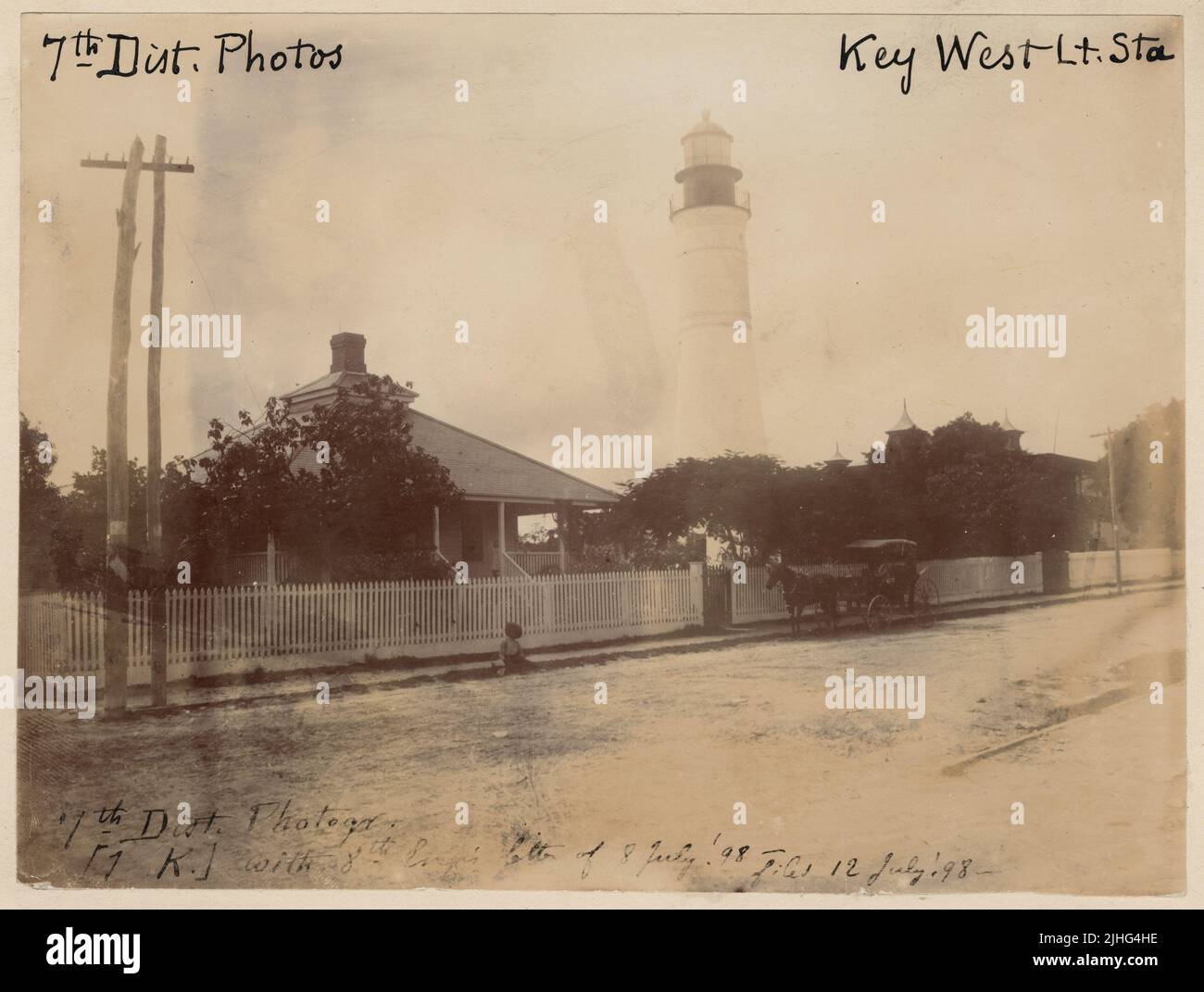 Florida - Key West. Key West Light Station, Florida Stock Photo - Alamy