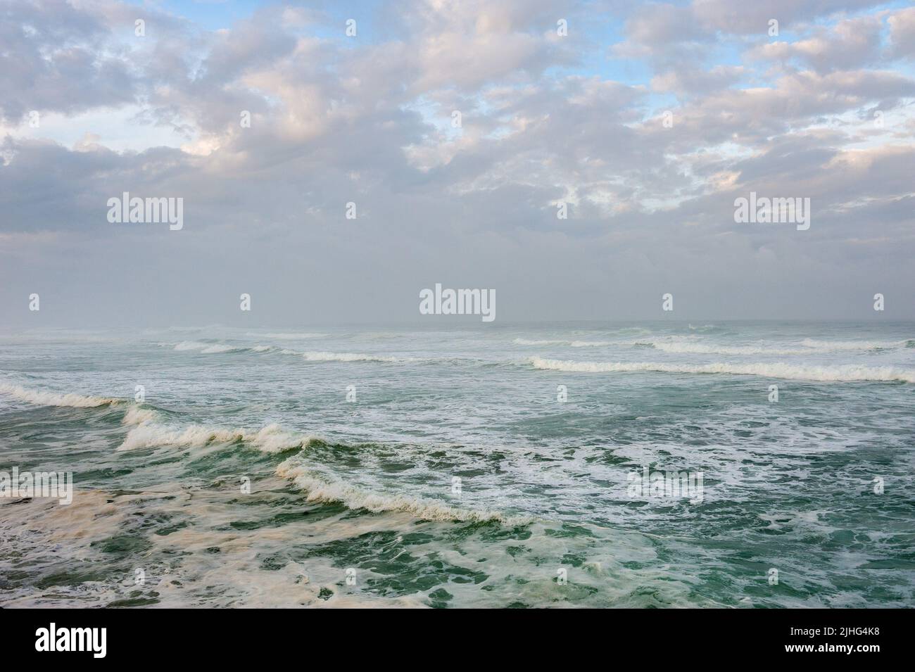 Atlantic Ocean Seascape near Plouhinec, Bretagne, France Stock Photo ...