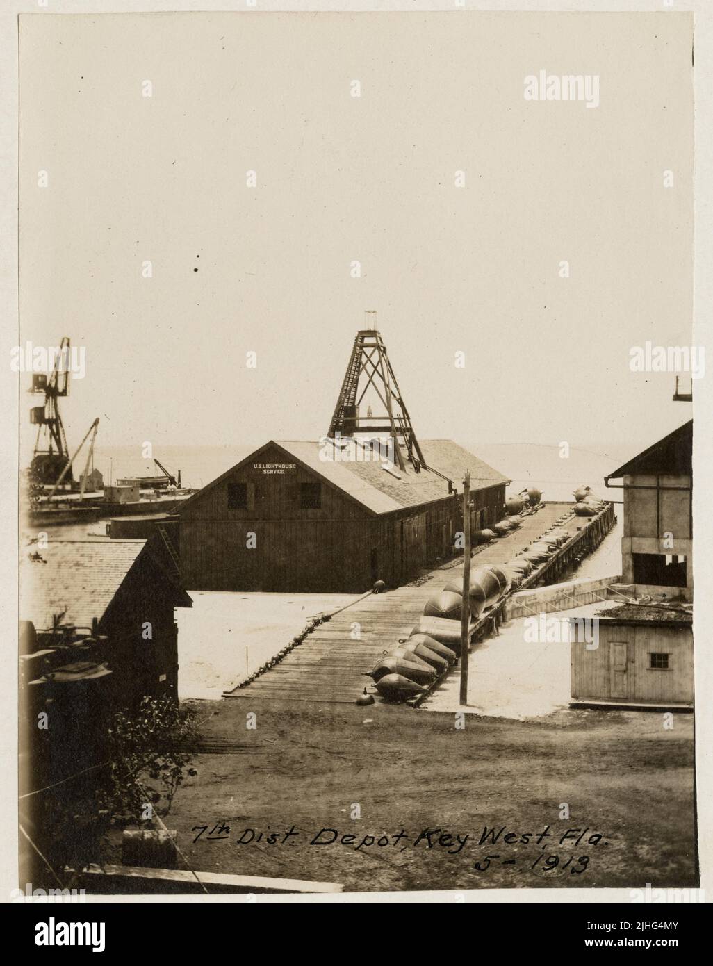 Florida - Key West Depot. Key West Depot, Florida. EXN, 470' from face ...