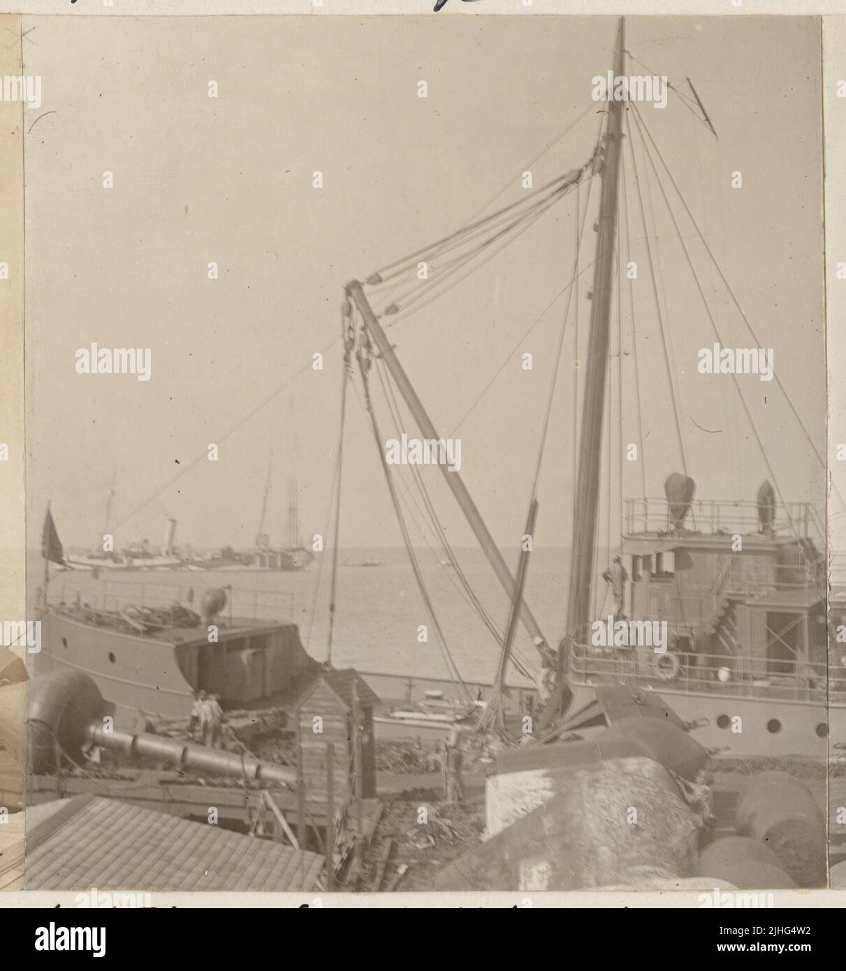 Florida - Key West Depot. Key West Depot, Florida. Br. Oil Tanker "San ...