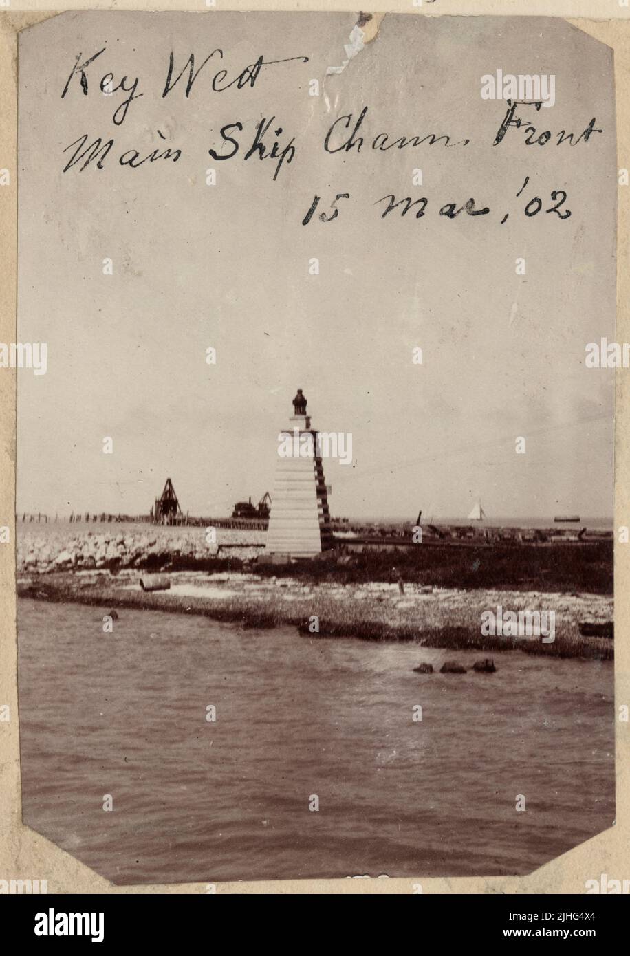 Florida - Key West Main Ship Channel. Key West Main Ship Channel Front ...