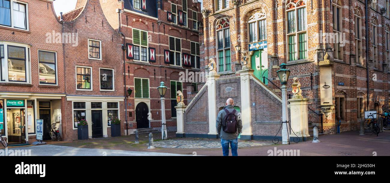 Culemborg, Netherlands - November 6, 2020: Tourist enjouying the ...