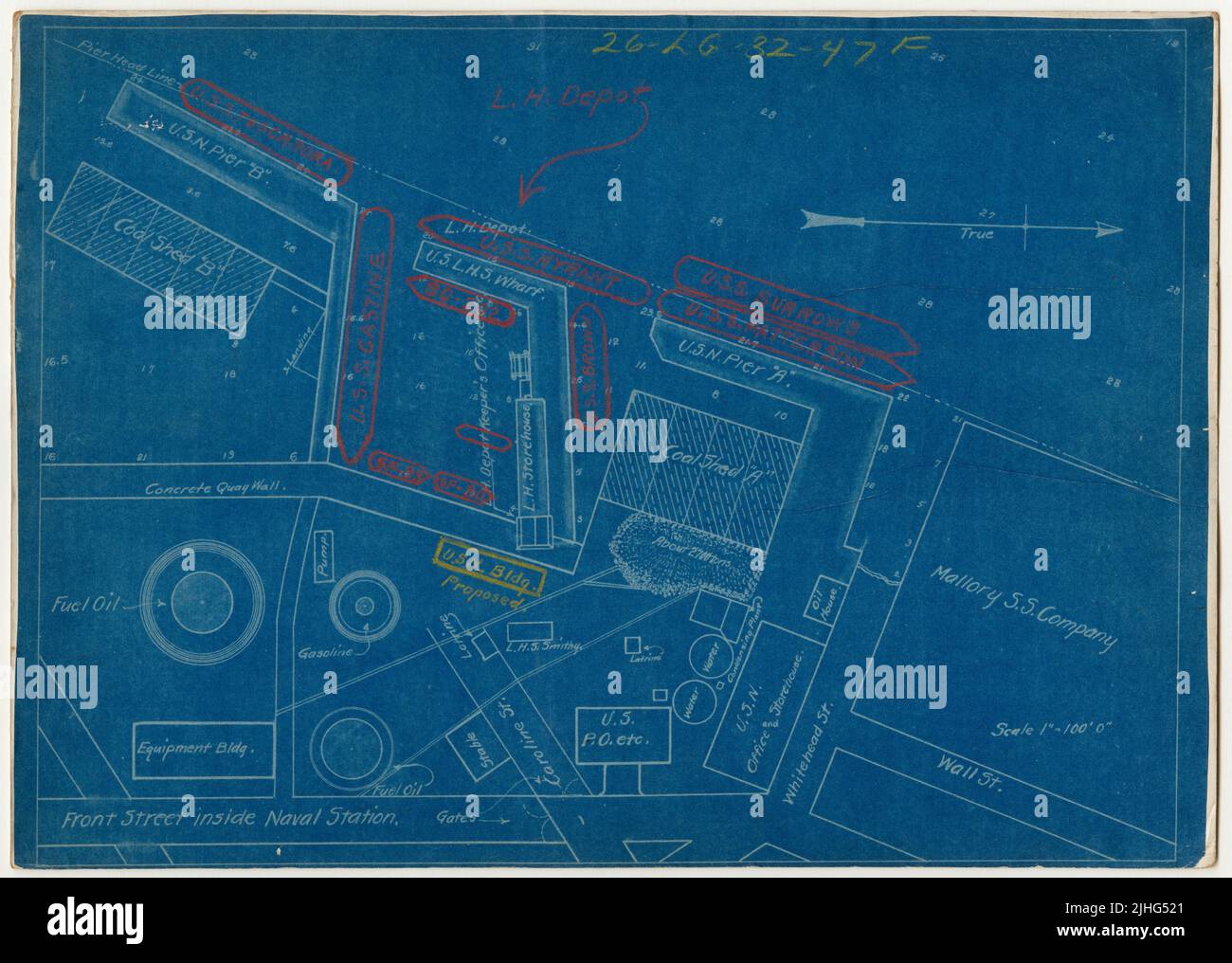 Florida - Key West Depot. Key West Depot, Florida. (Back of above ...
