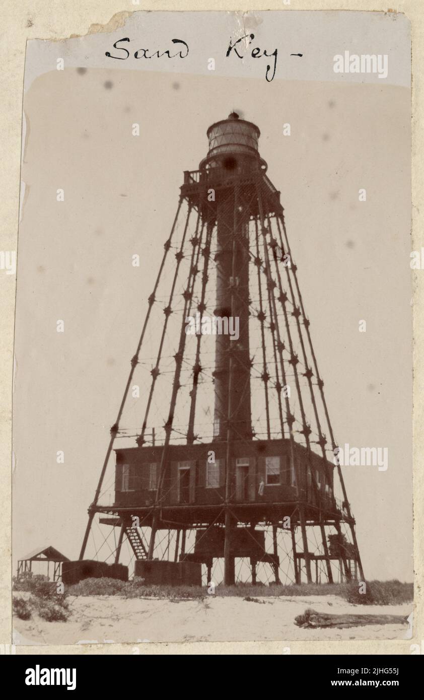 Florida - Sand Key. Sand Key Light Station, Florida Stock Photo - Alamy