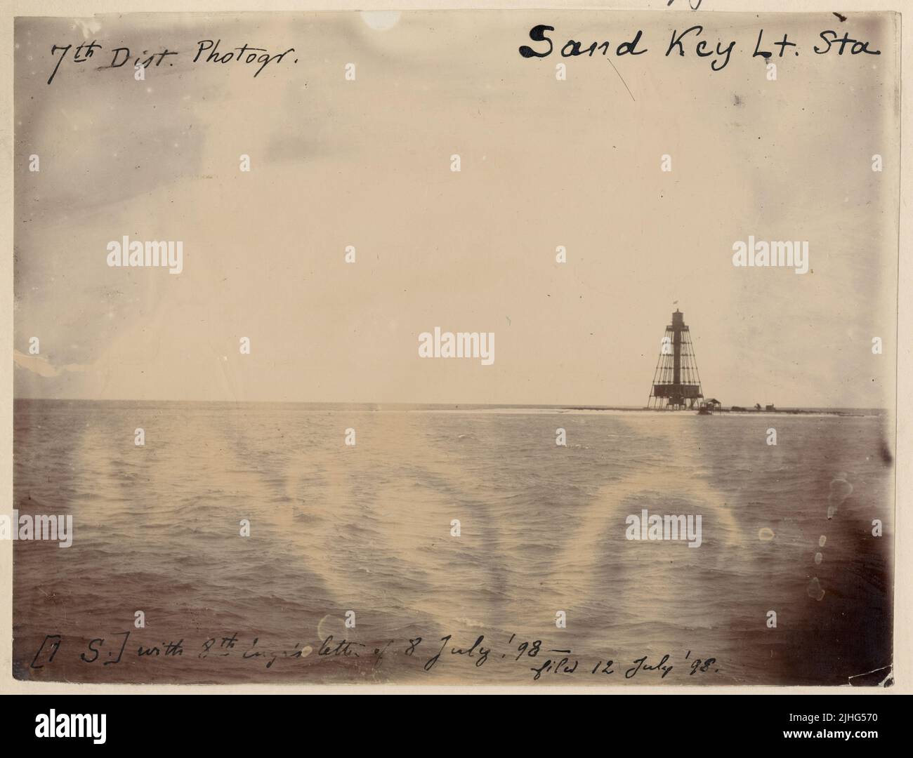 Florida - Sand Key. Sand Key Light Station, Florida Stock Photo - Alamy