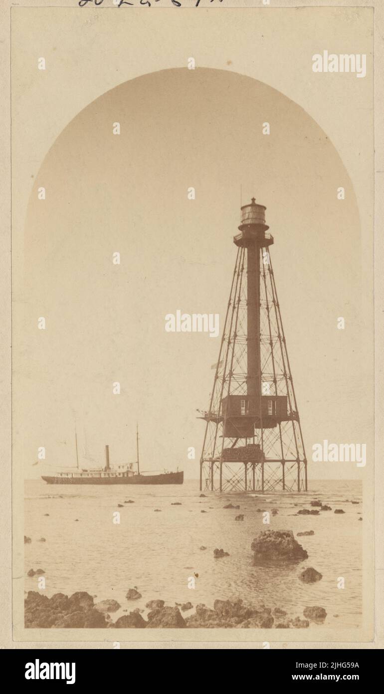 Florida - Sombrero Key. Sombrero Key Light Station, Florida Stock Photo ...