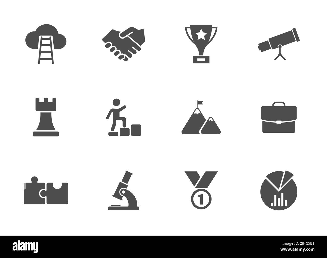 startup silhouette vector icons Stock Vector Image & Art - Alamy