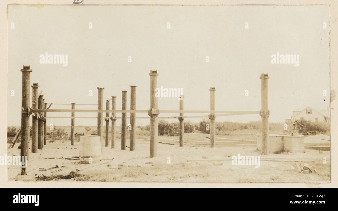 Texas - Bolivar Point. Bolivar Point Light Station, Texas. Cast iron ...