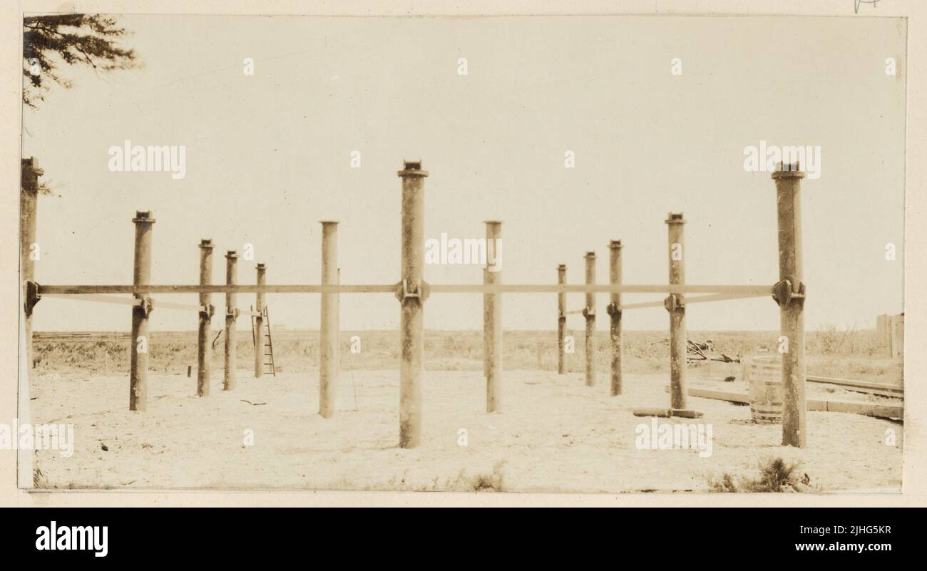 Texas - Bolivar Point. Bolivar Point Light Station, Texas. Cast iron ...