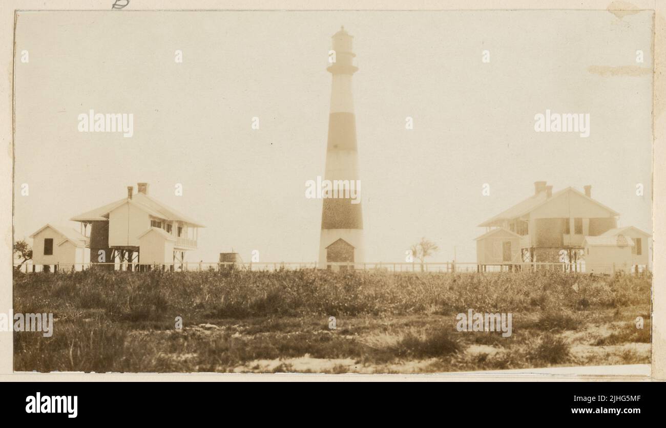 Texas - Bolivar Point. Bolivar Point Light Station, Texas. Camera ...