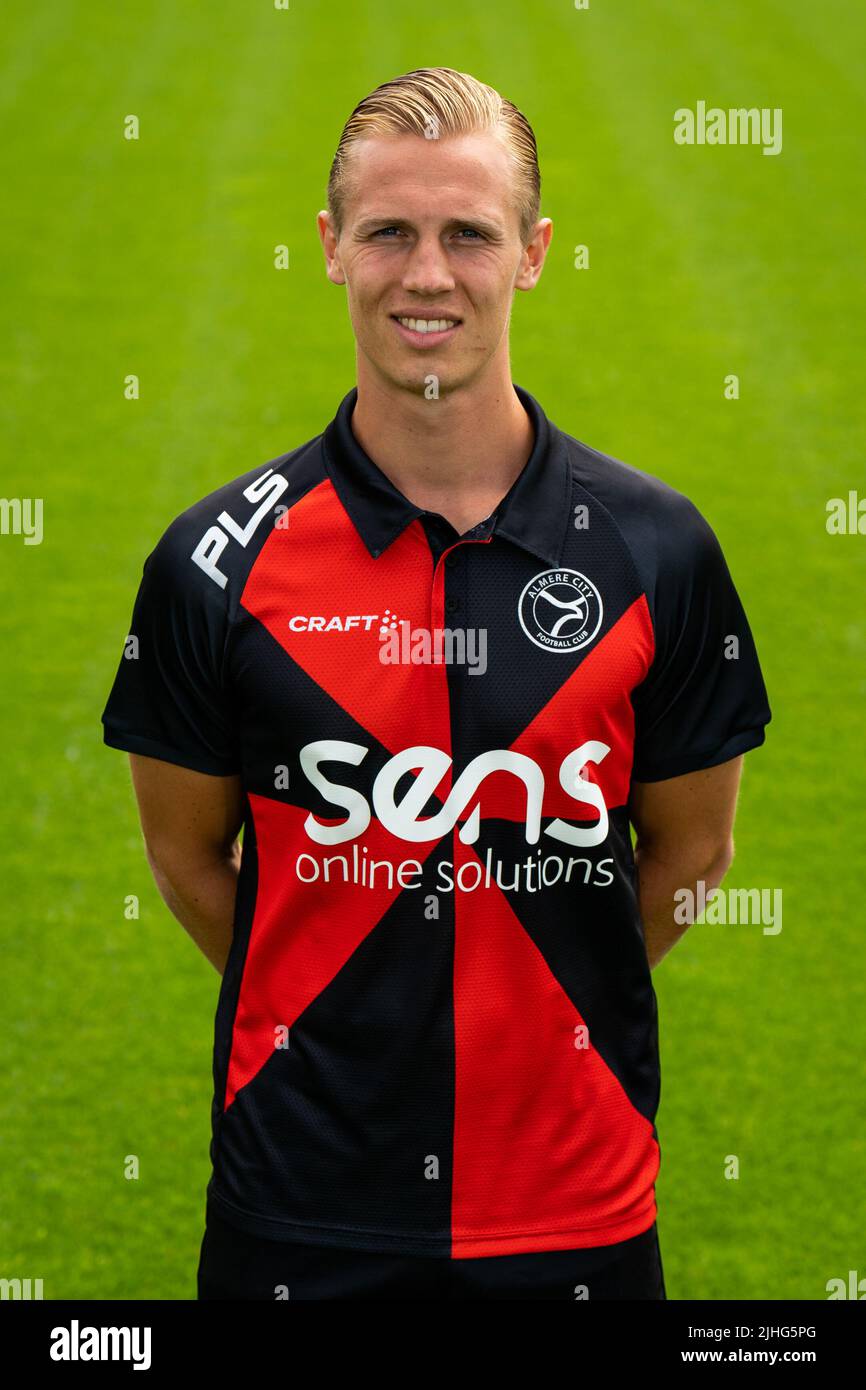ALMERE, NETHERLANDS - JULY 14: Joey Jacobs of Almere City FC during the ...