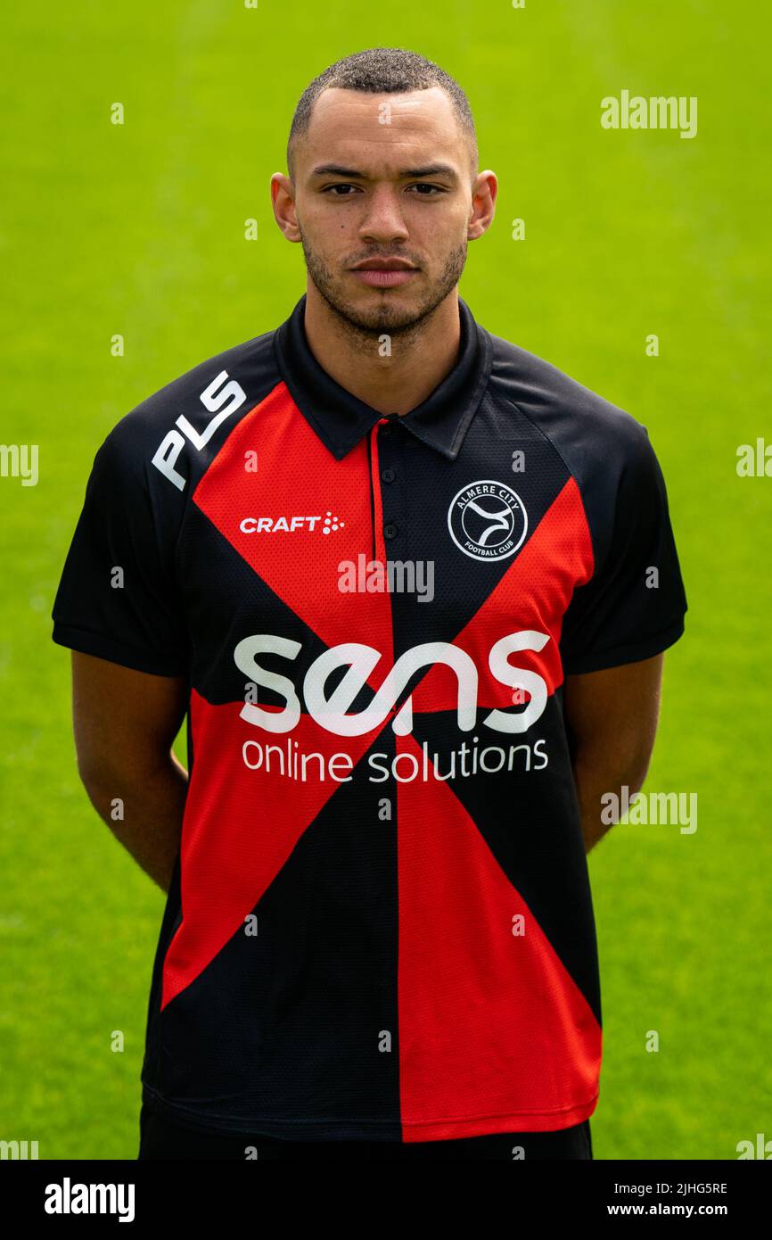 ALMERE, NETHERLANDS - JULY 14: Jeredy Hilterman of Almere City FC ...
