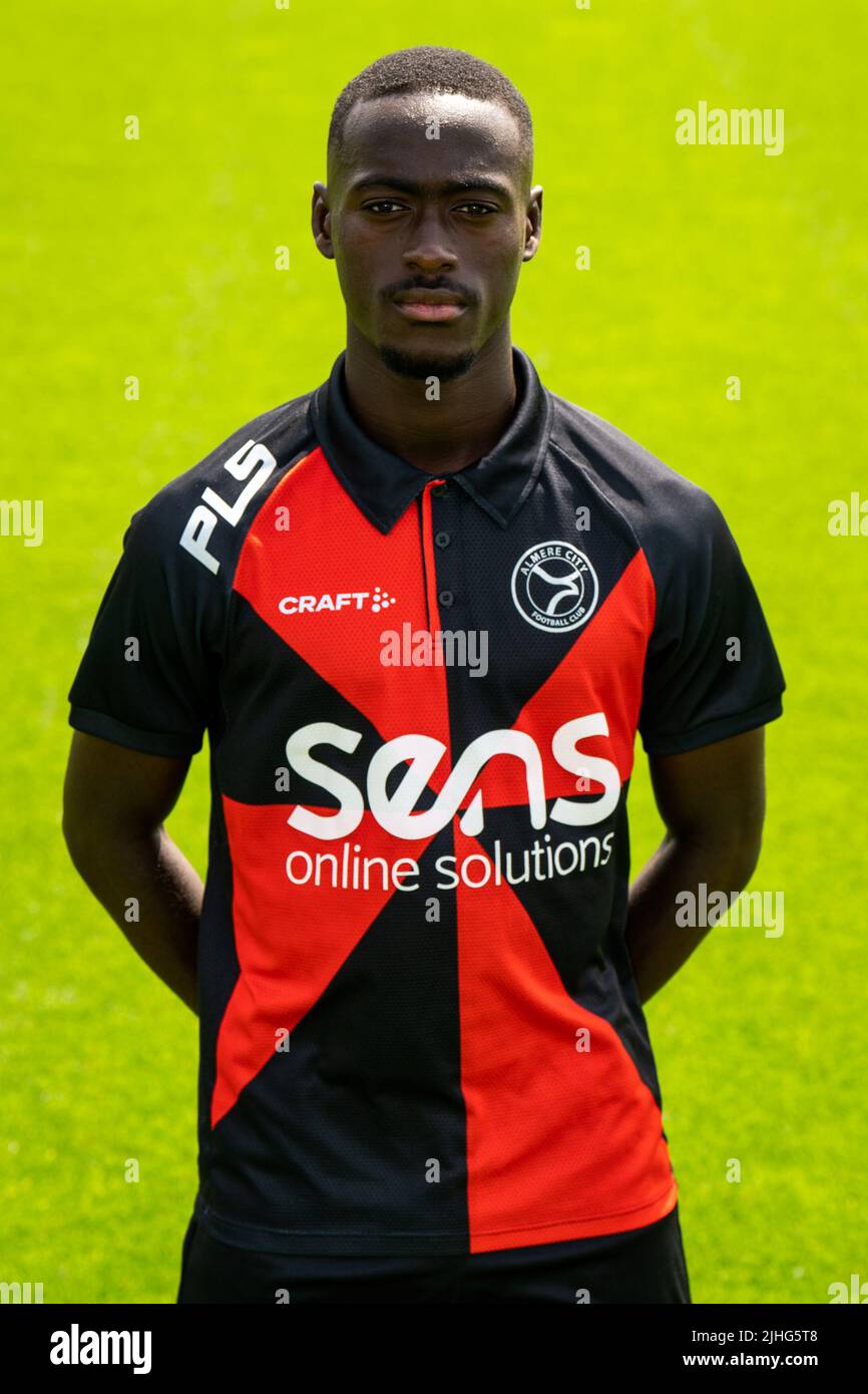 ALMERE, NETHERLANDS - JULY 14: Layee Kromah of Almere City FC during ...