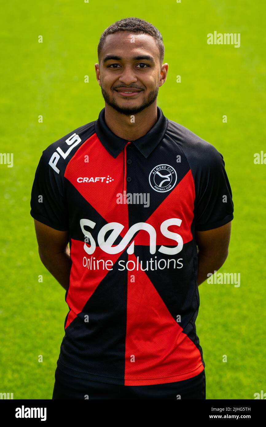 ALMERE, NETHERLANDS - JULY 14: Jeffry Puriel of Almere City FC during ...