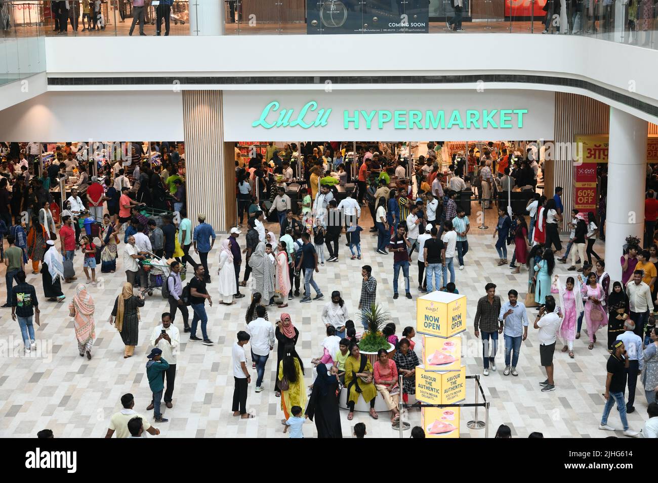 Lulu Hypermarket of Lulu Mall in Lucknow, Uttar Pradesh, India Stock ...