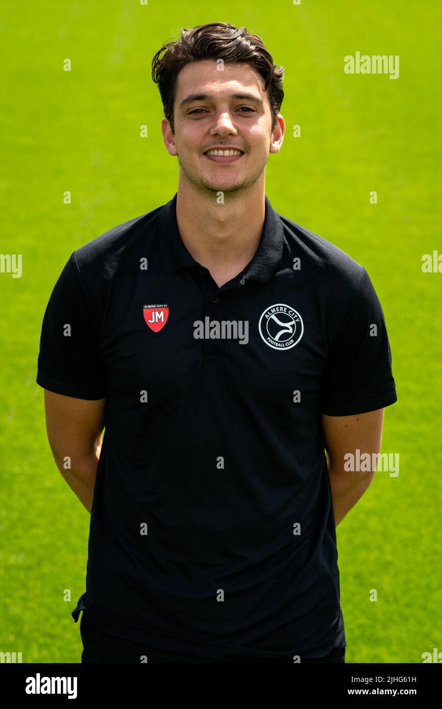 ALMERE, NETHERLANDS - JULY 14: Jasper Meeder of Almere City FC during ...