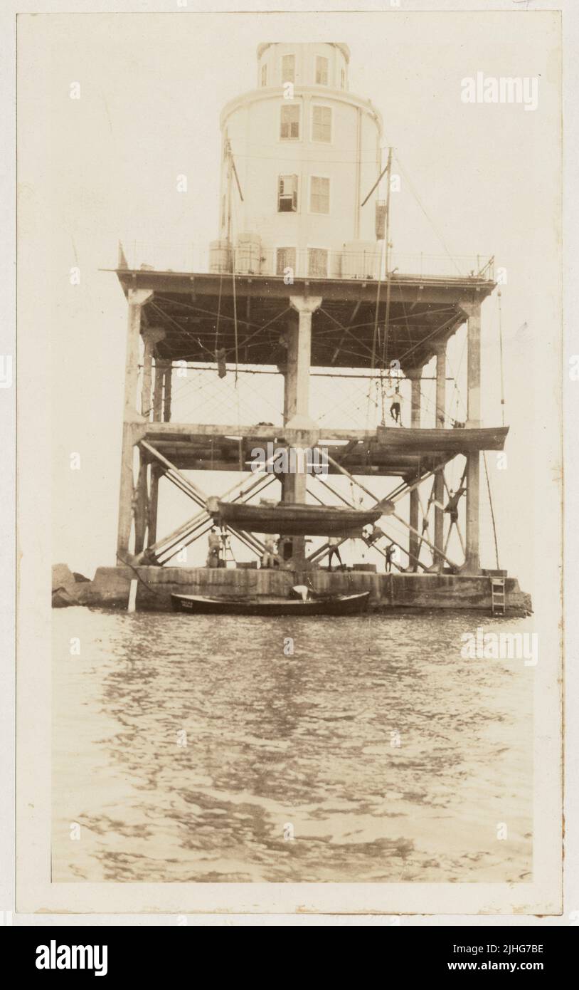 Texas - Galveston. Galveston Jetty Light Station, Texas. Photographs ...