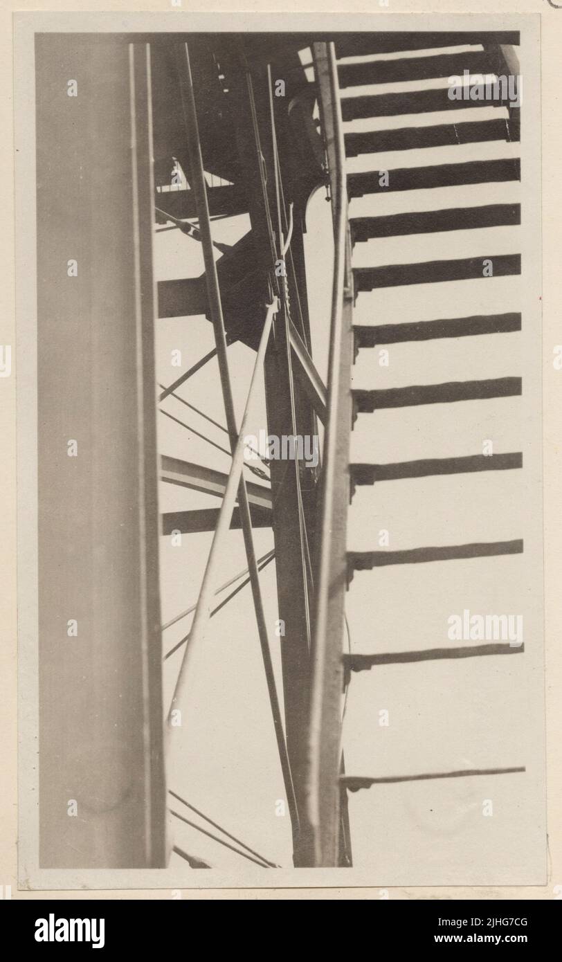 Texas - Galveston. Galveston Jetty Light Station, Texas. Bent ladder ...