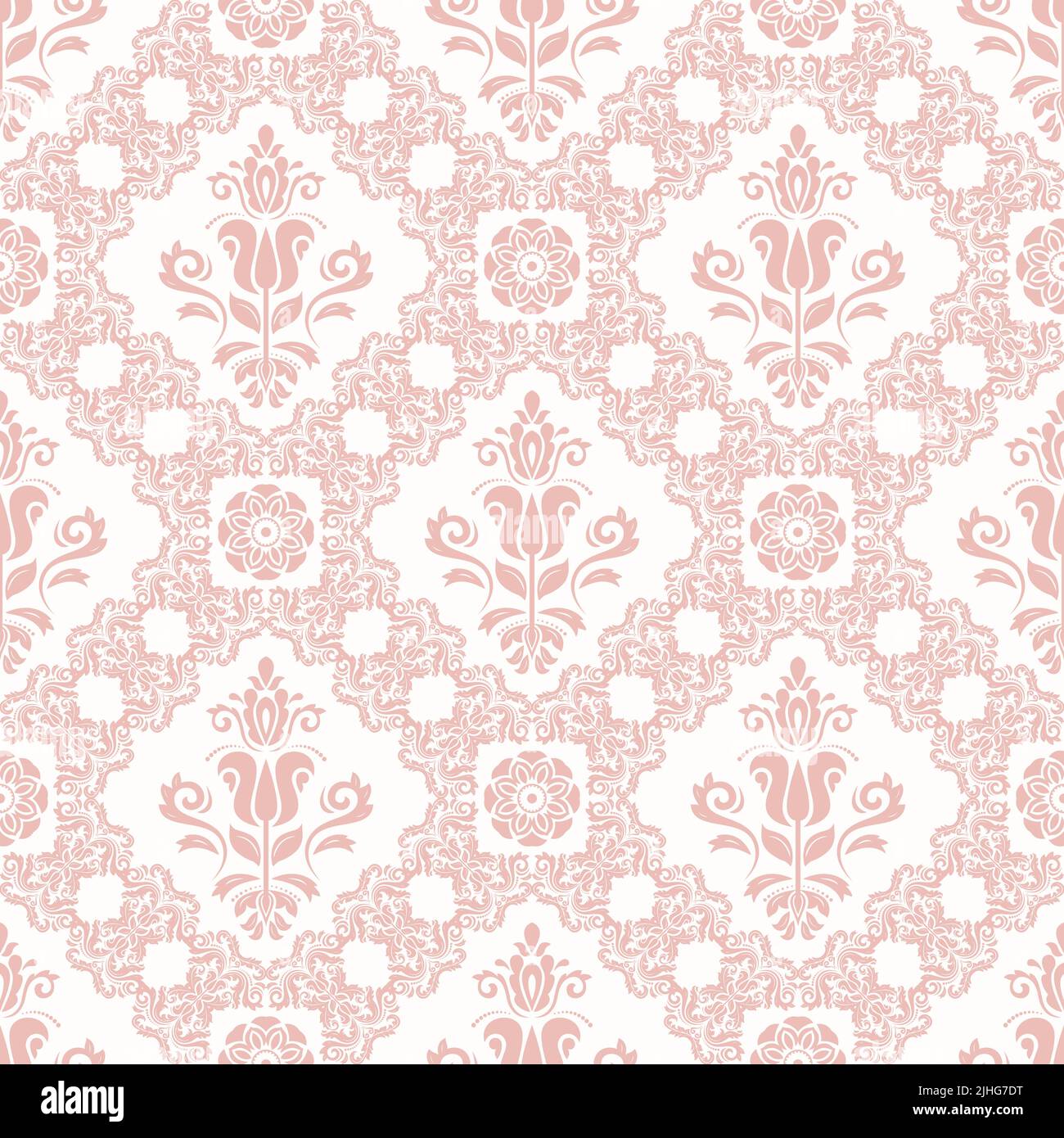 Orient vector classic pattern. Seamless abstract background with ...