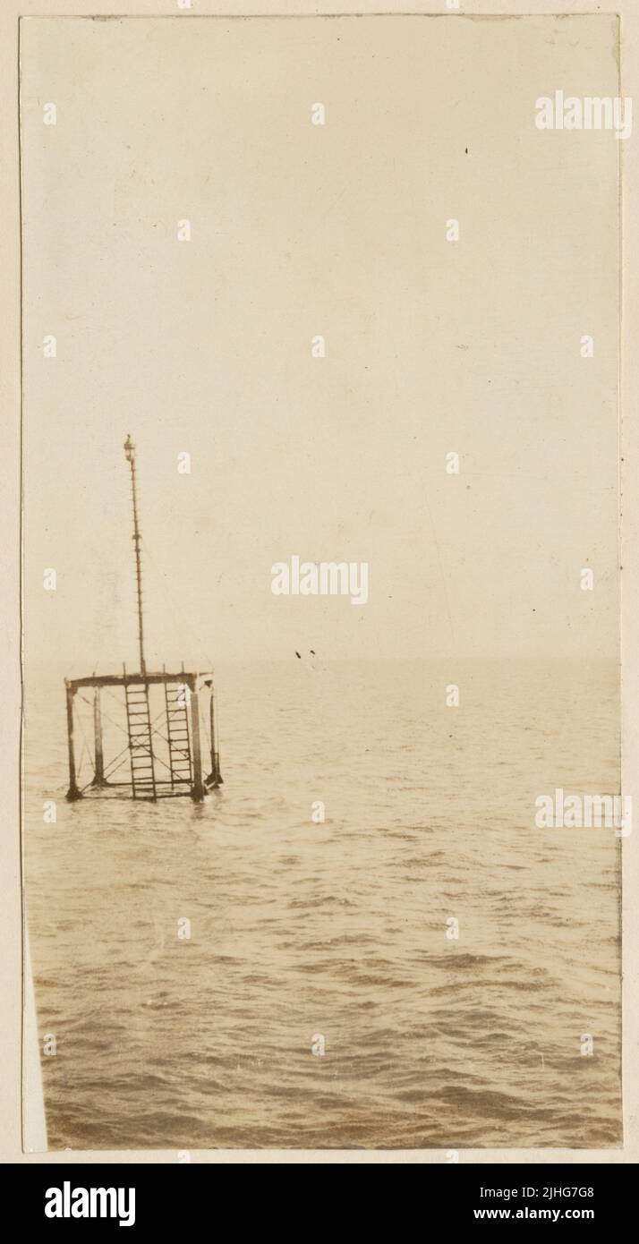 Alabama - Mobile Bay. Mobile Channel Light #26, Alabama. Remains of ...